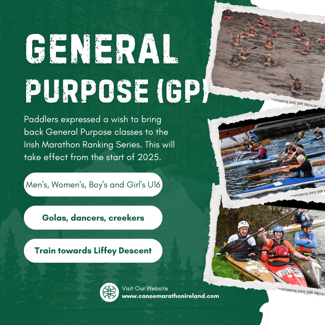 Return of GP classes for 2025 – WWW.CANOEMARATHONIRELAND.COM